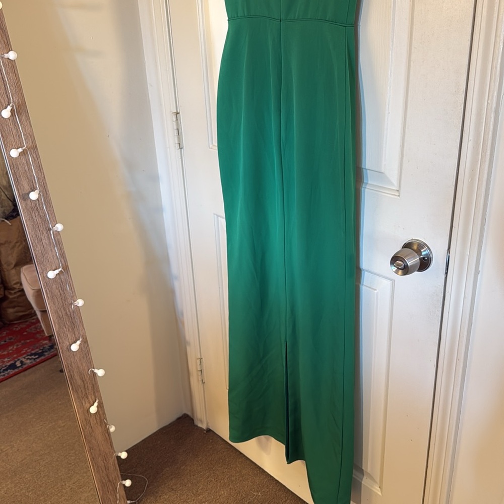 Mac Duggal | Dresses | Mac Duggalruffle Cap Sleeve Open Back Column ...